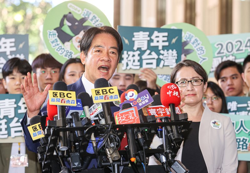 VIDEO: DPP pair are first to register for 2024 presidential election-News-Radio Taiwan International