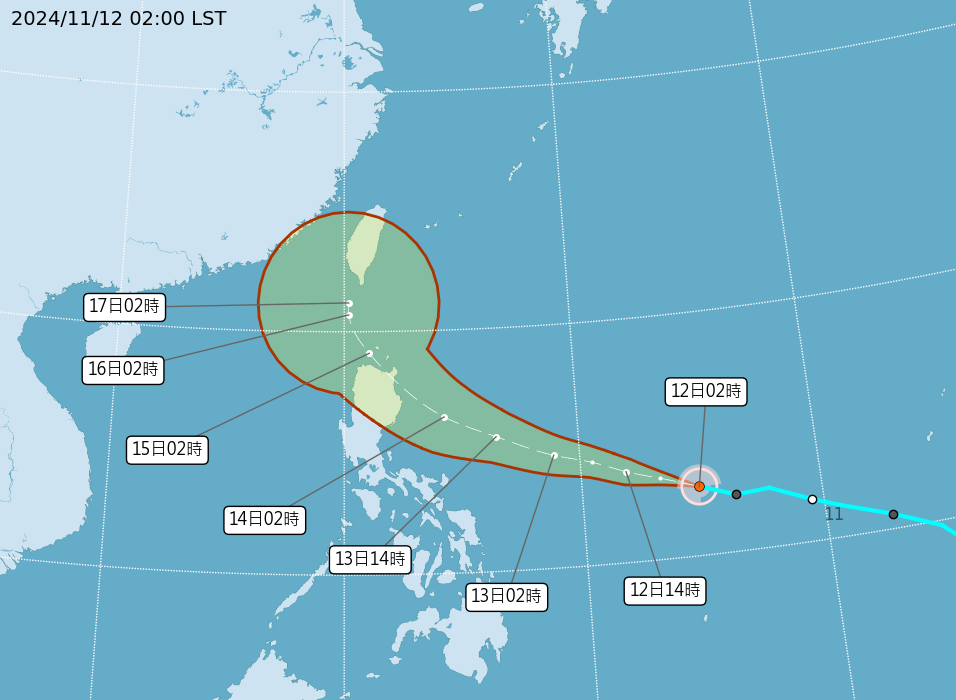 Tropical Storm Usagi forms, fourth active storm in the area-News-Radio ...