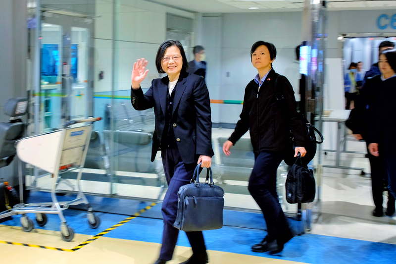 Former President Tsai Ing-wen returns to Taiwan after speech at Halifax ...