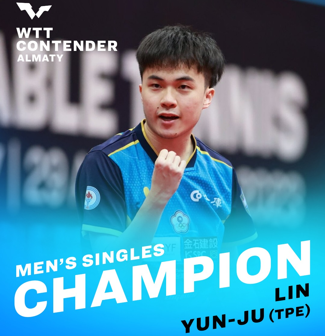 Lin Yun-ju Memenangkan World Table Tennis Seri Contender di Kazakhstan ...