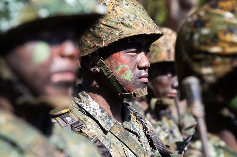 Unang batch ng mga rekruit para sa isang-taong compulsory military ...